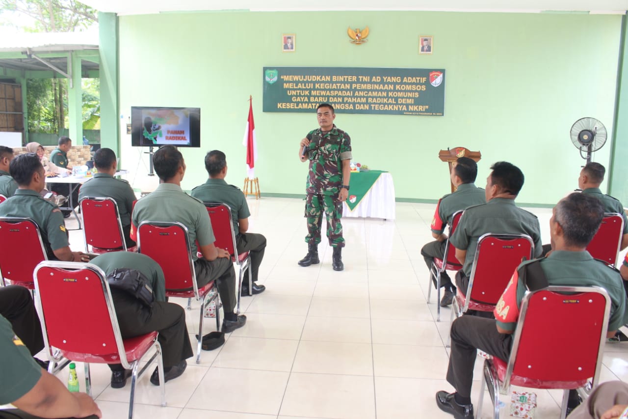 Binter TNI AD yang Kodim 0510/Tigaraksa Gelar Kegiatan Antisipasi ...
